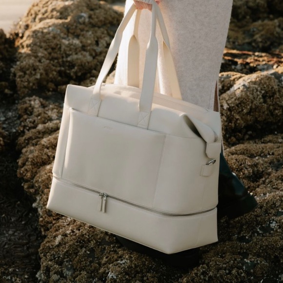 Monos | Bags | New Monos Metro Weekender Ivory | Poshmark